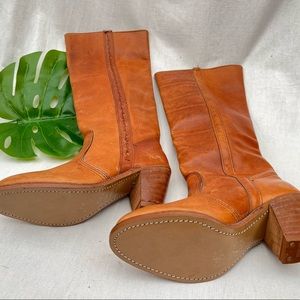 Dex | Shoes | Vintage 7s Dex Leather Boots Sz 5 | Poshmark